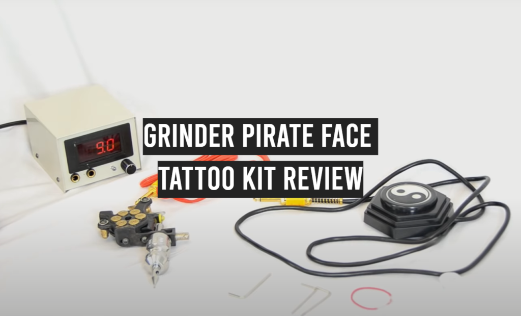 Grinder Pirate Face Tattoo Kit Review - TattooProfy