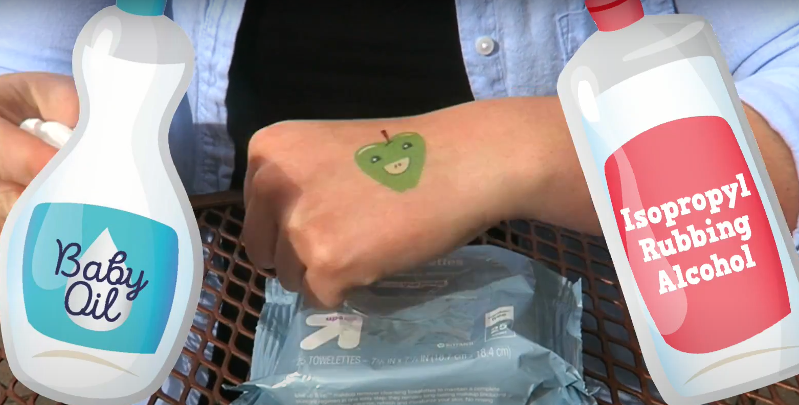 How to Remove a Temporary Tattoo? - TattooProfy